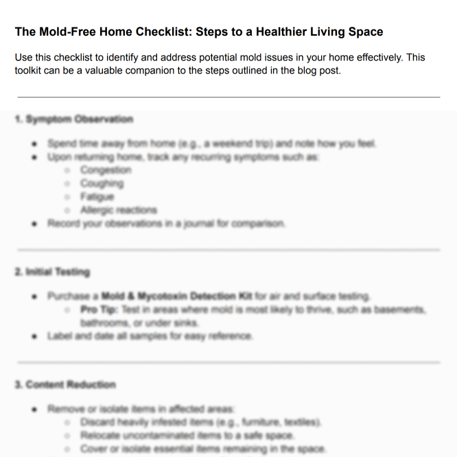 How To Detox Your Body From Mold Exposure: Effective Strategies For ...